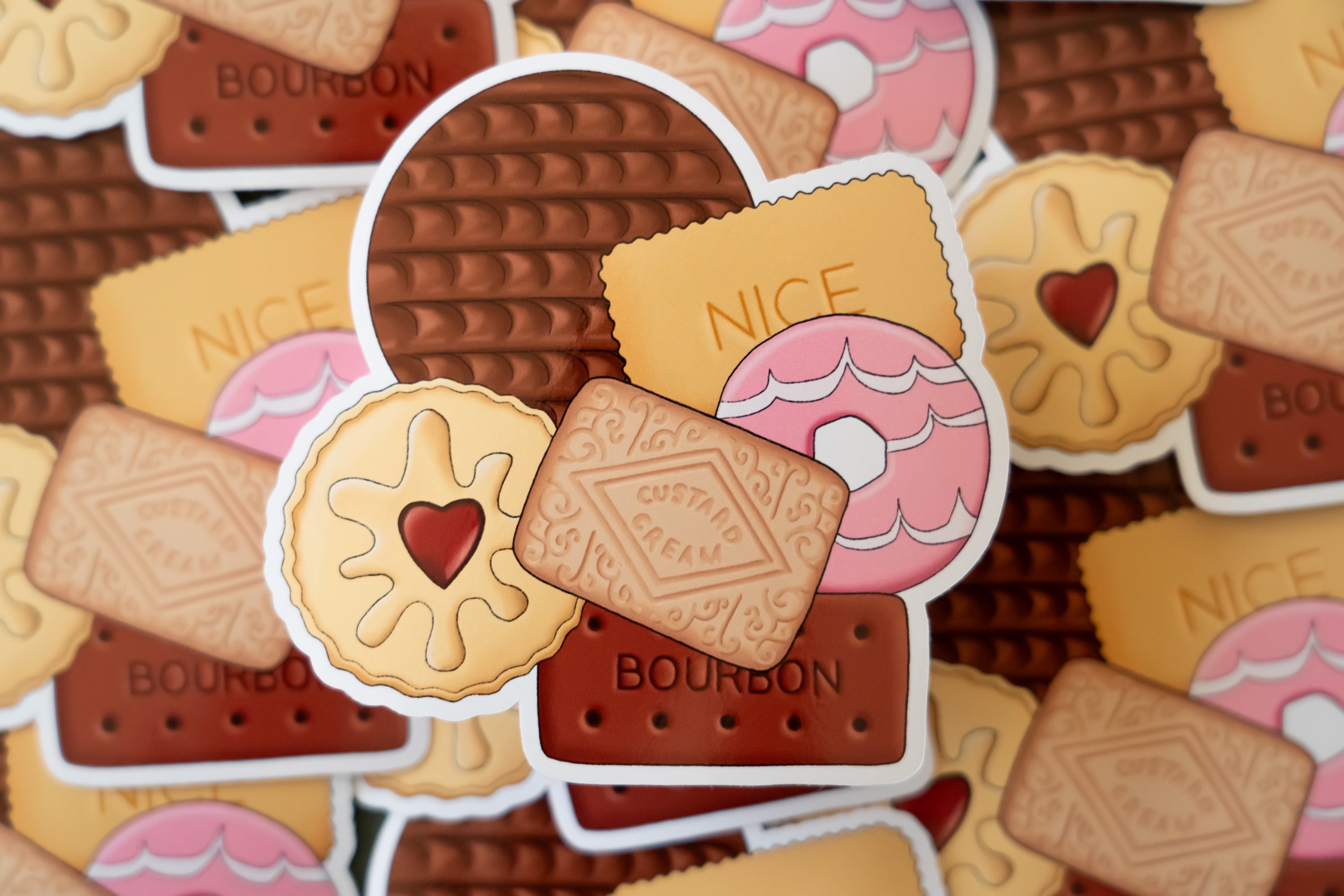 Biscuits Sticker – Hayley Jade Design Studio