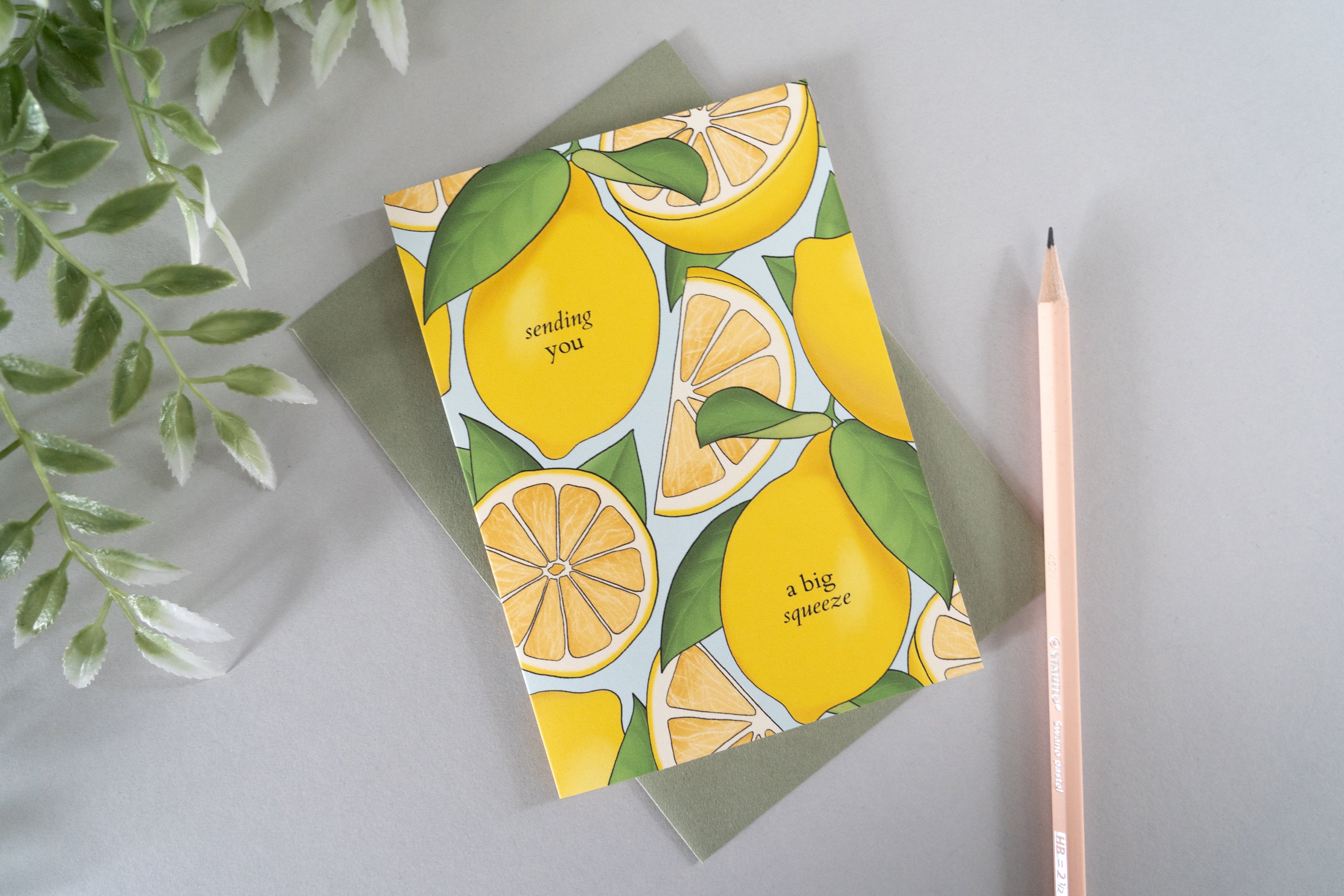 Big Squeeze Lemon Card – Hayley Jade Design Studio