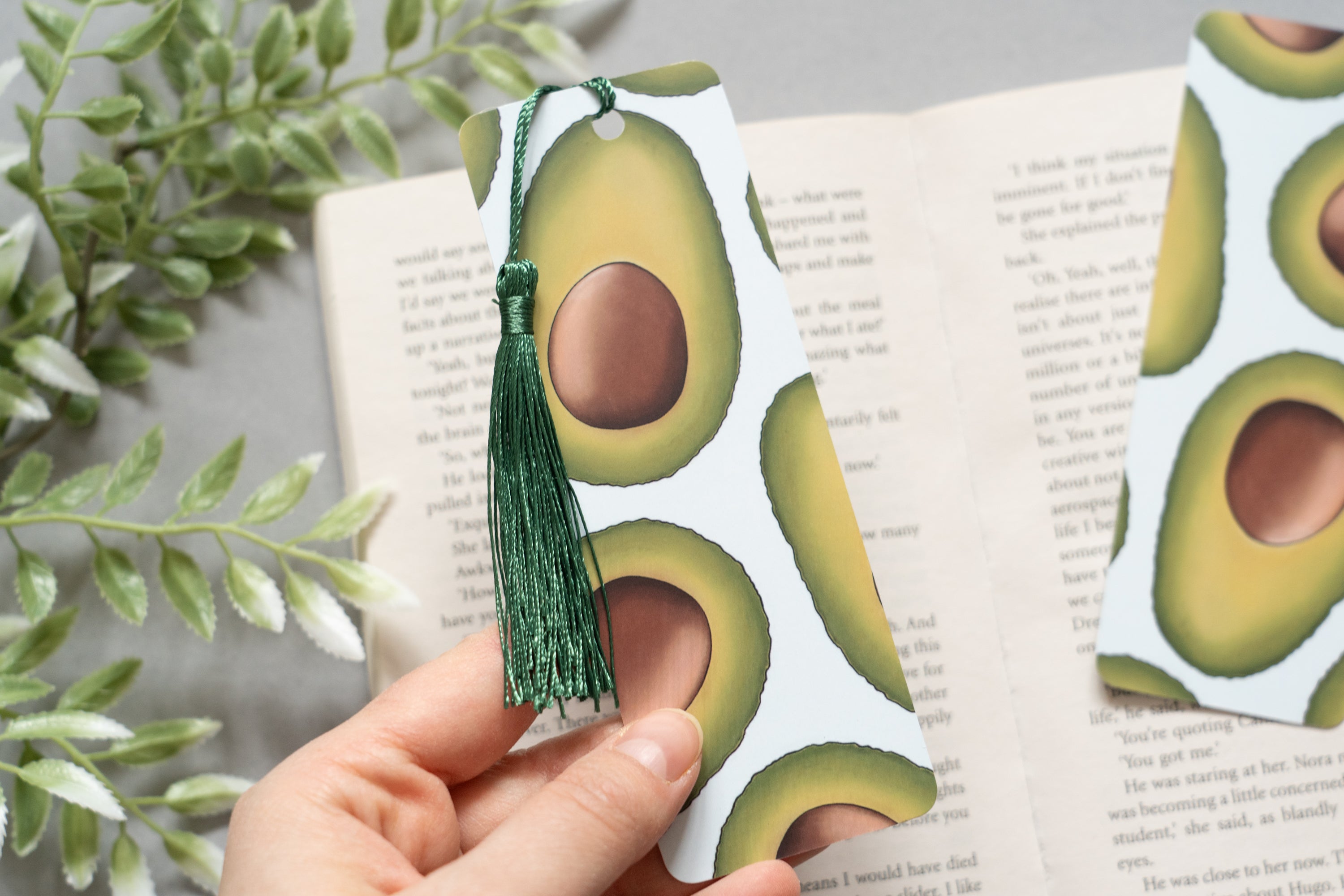 Avocado Bookmark – Hayley Jade Design Studio
