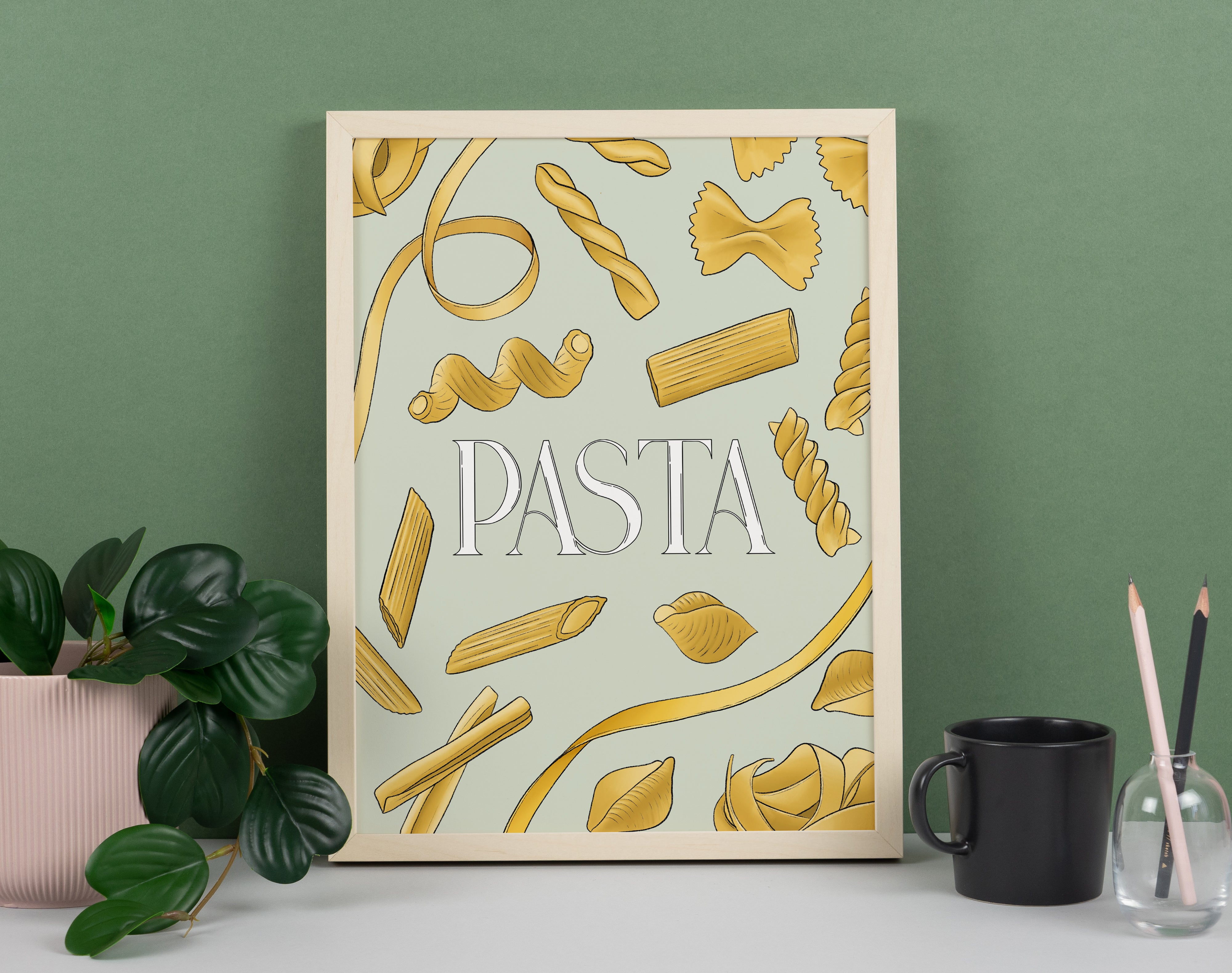 Pasta Print – Hayley Jade Design Studio